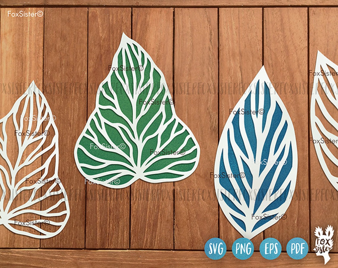 8 Leaves Svg Bundle Leaf Svg File Leaves Cutting Svg Wreath | Etsy Canada