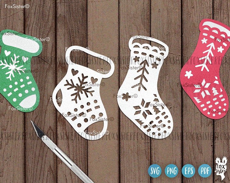 Christmas Svg Bundle Stockings Svg Socks Snowman Png | Etsy