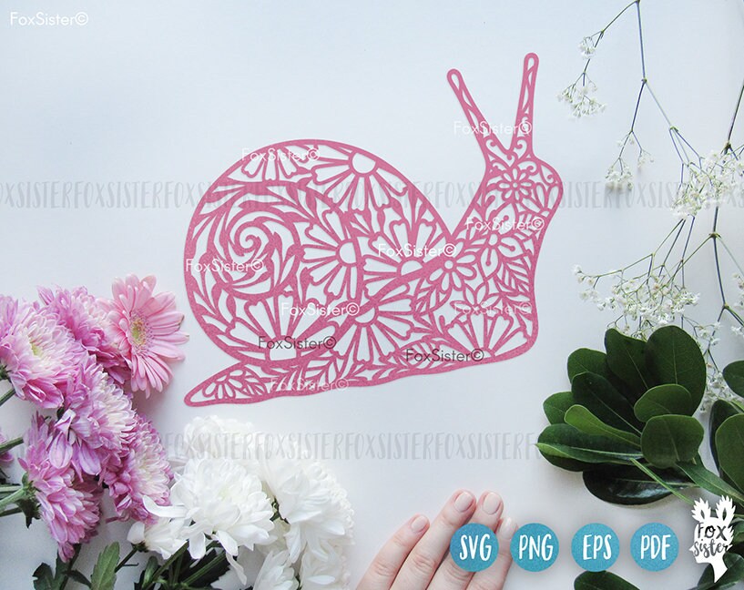 Snail svg for Cricut and Silhouette Animal Svg FoxSister | Etsy