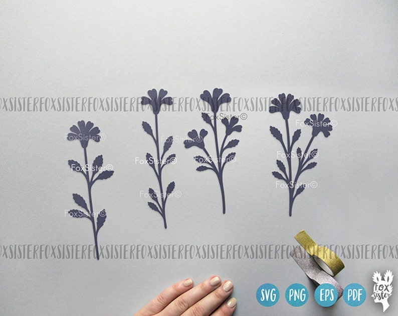 Flowers Svg Cut File Designs, Floral Cutting Files, Flowers Clipart ...