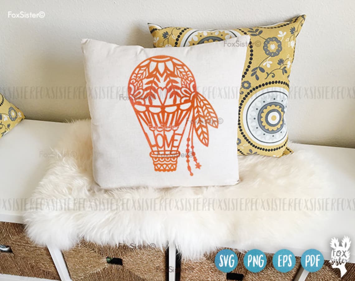 Air Balloon Svg Air Balloon Cut File Air Balloon Clipart | Etsy