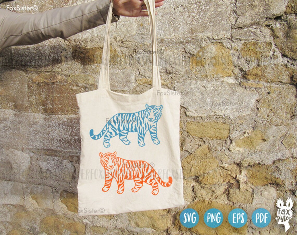 Kind Tiger Svg Cut File, Cute Tiger Svg Template, Animals Svg, Cricut ...