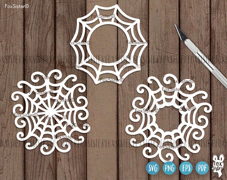 Spiderweb Monogram Frame Svg Spider Web Svg Cut File Svg - Etsy UK
