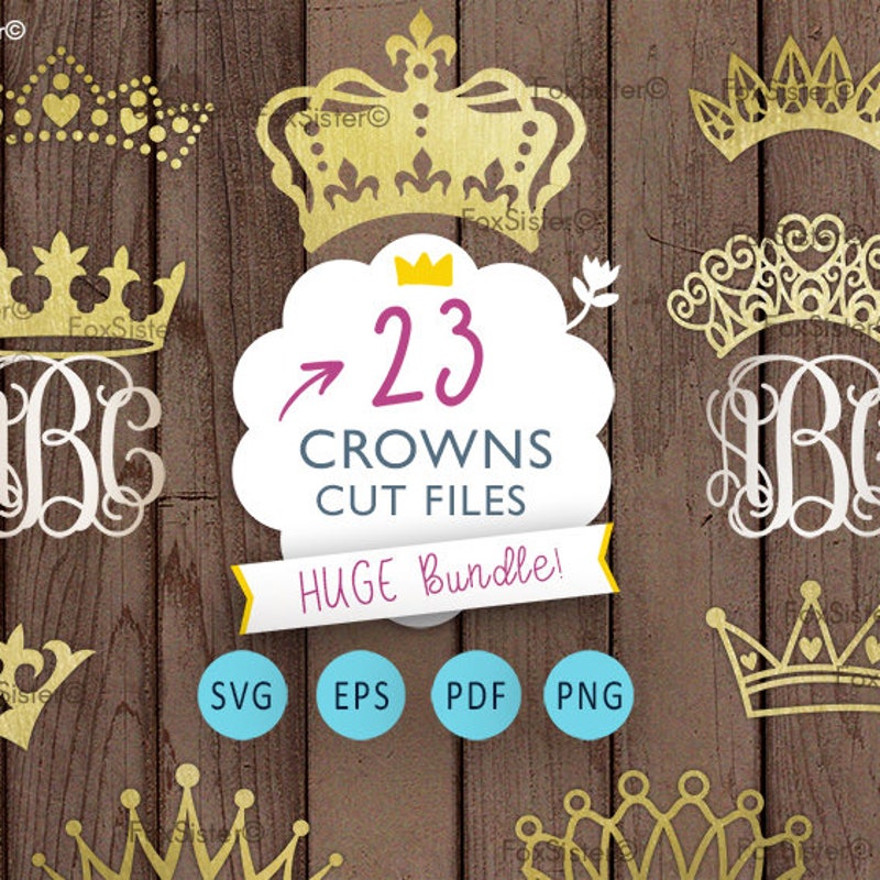 Monogram Crown - Etsy