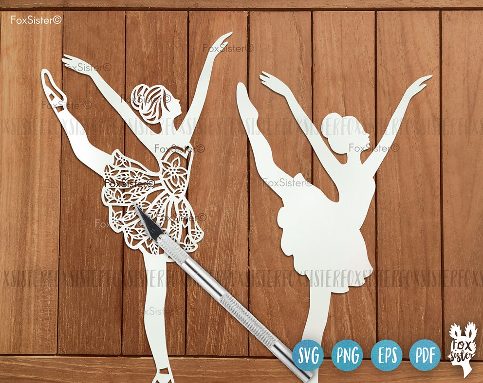 Ballerina Svg Designs for Cricut and Silhouette Ballet Svg | Etsy
