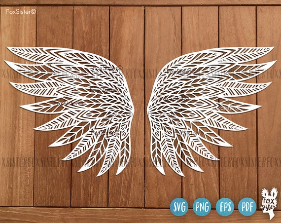 Wings Svg Design for Cricut and Silhouette Angel Wings Svg | Etsy Canada