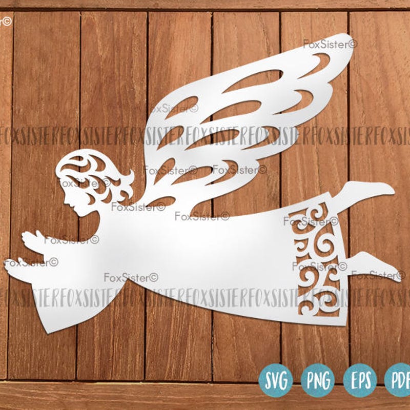 Angel Svg - Etsy
