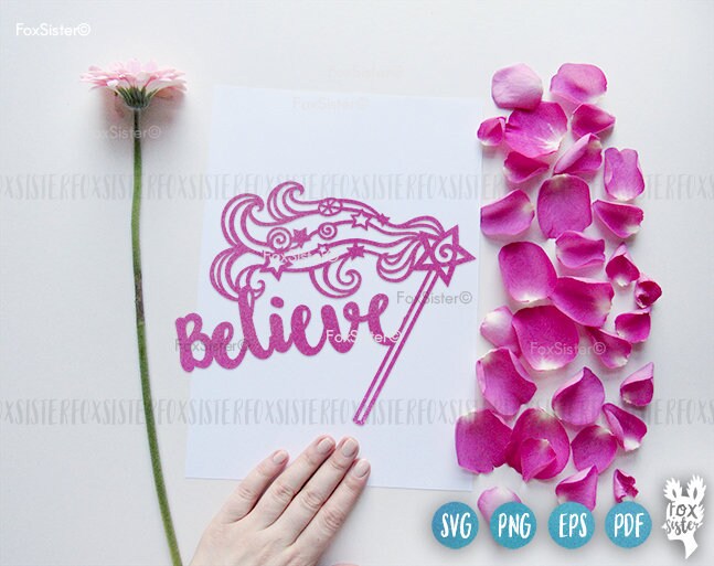 Believe in Magic Svg Wand Svg Magic wand svg Clipart | Etsy