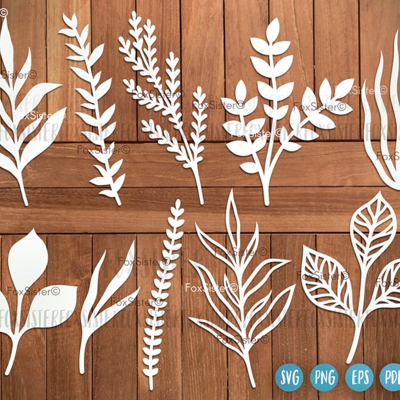 Leaves Clip Art - Etsy