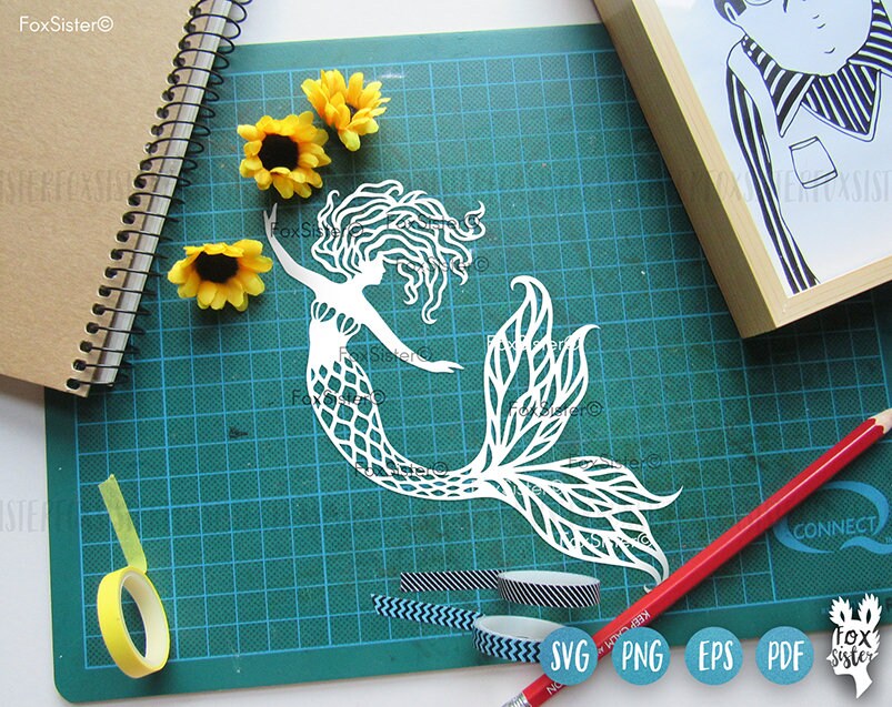 Mermaid SVG Bundle, Mermaids SVG File for Cricut, Little Mermaid Tail ...