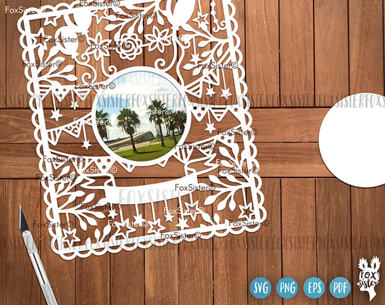 Happy Birthday Party Blank Frame Svg Celebration Svg Party - Etsy Canada