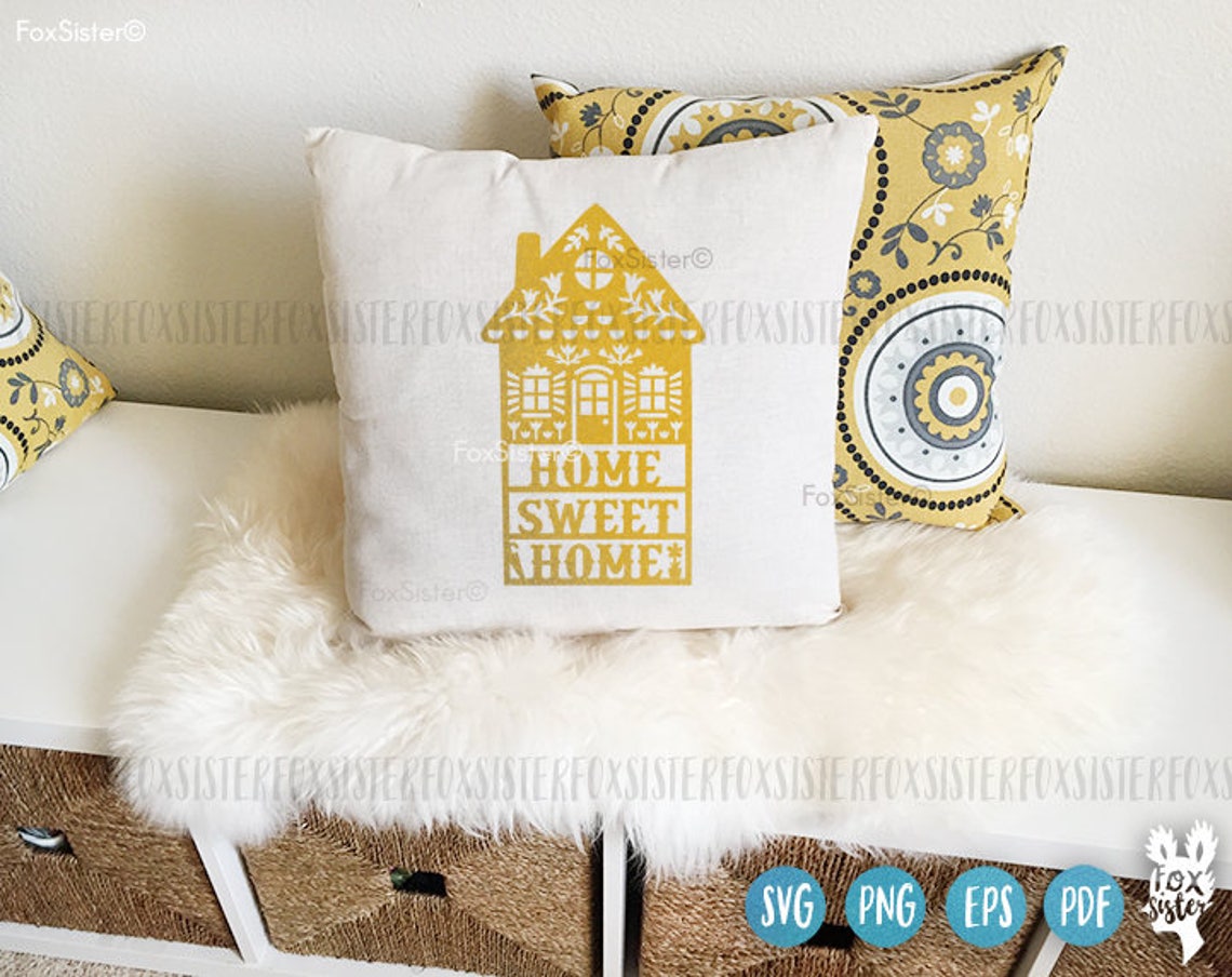 Home Sweet Home Svg House Svg Home Cut File Original Svg | Etsy