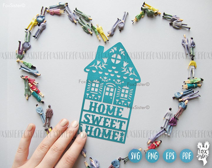 Home Sweet Home Svg House Svg Home Cut File Original Svg | Etsy