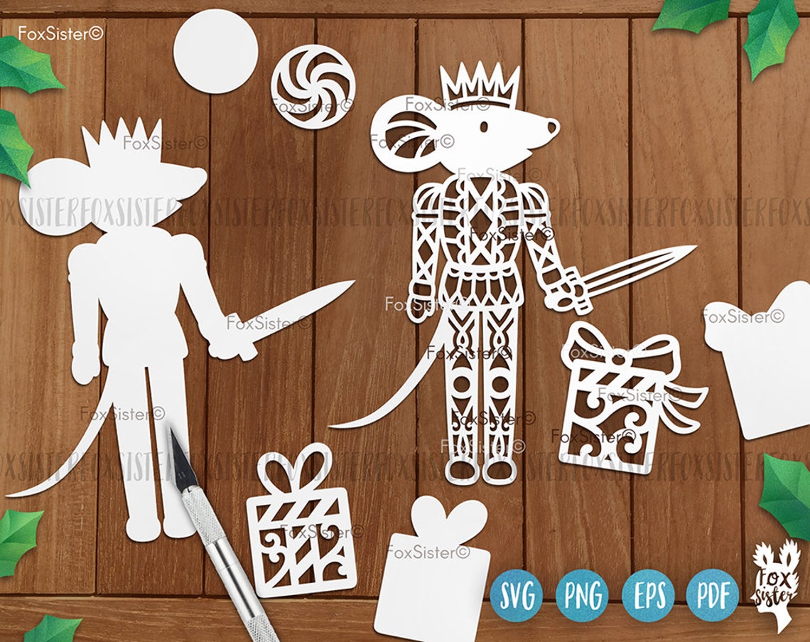 Nutcracker Svg Bundle for Cricut and Silhouette, Christmas Svg, Mouse ...