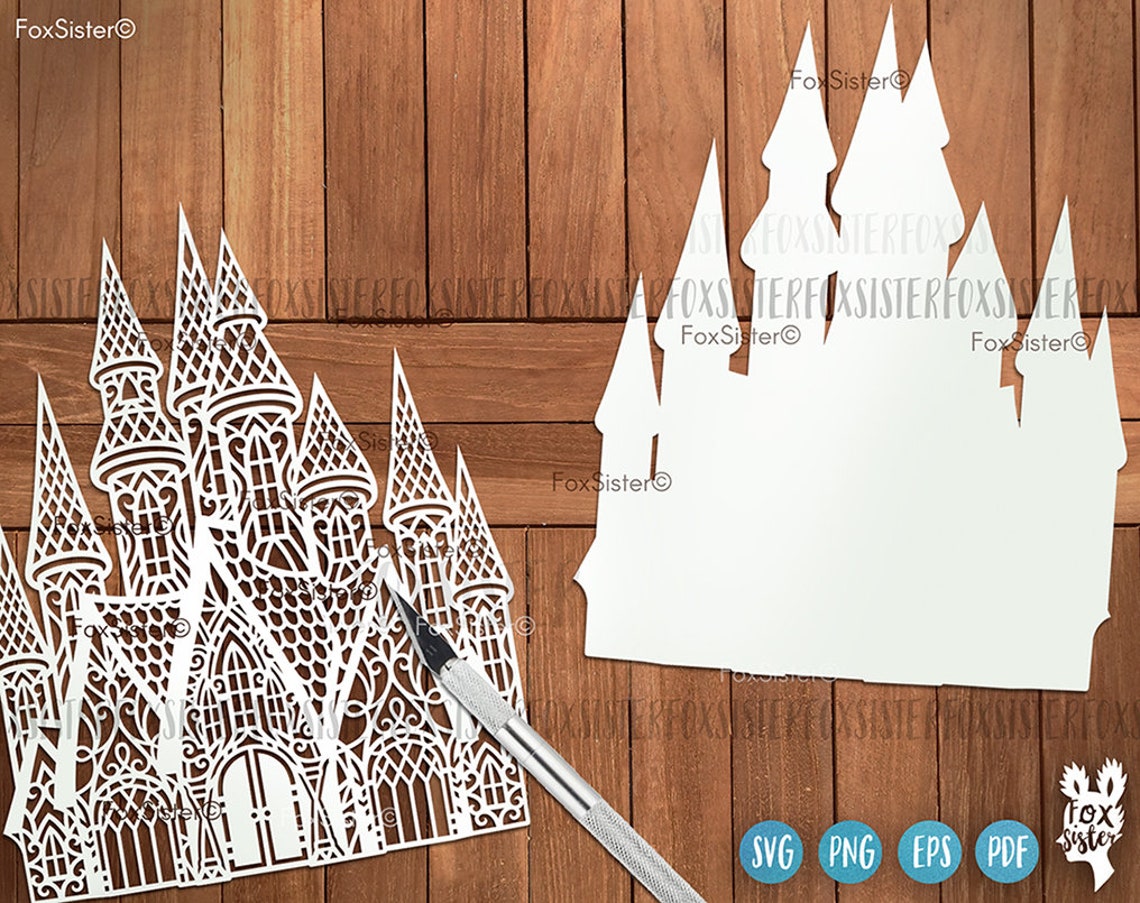 Castle Svg Cut File for Cricut and Silhouette Big Princess - Etsy UK
