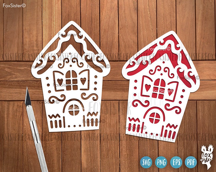 Gingerbread House Svg Bundle, Christmas Village Svg, House Svg House ...