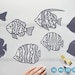 4 Happy Fish Svg Cutting Files for Cricut and Silhouette Set2, Fish ...