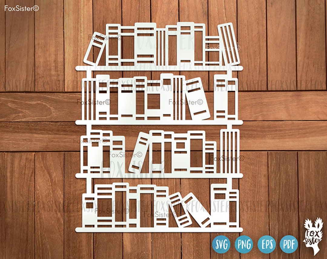 Books Svg for Cricut and Silhouette, Book Lover Svg, Library Svg ...