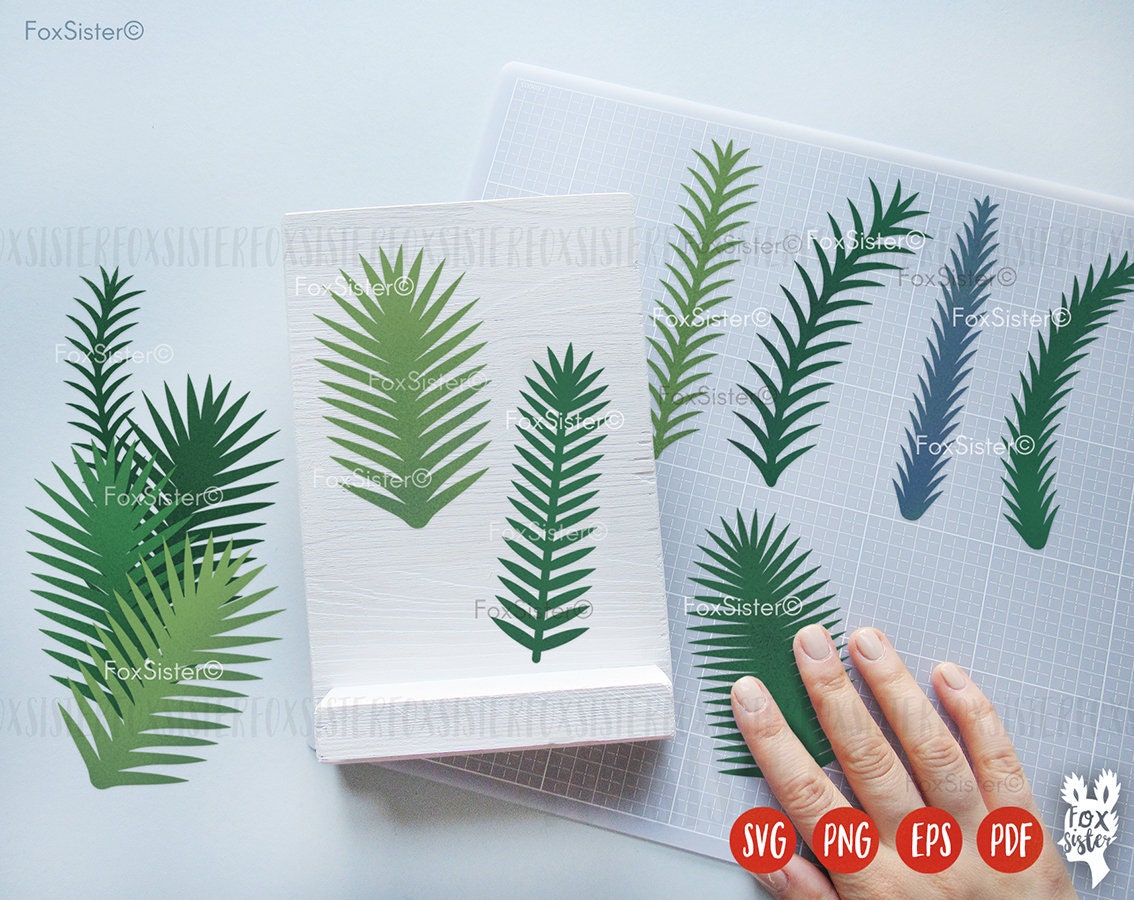 Christmas Fir Leaves Svg Bundle for Cricut Silhouette, Leaves Svg Set ...