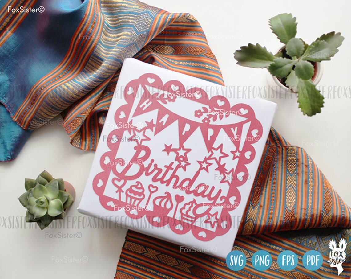 Happy Birthday Svg design cutting file Birthday Svg cut file | Etsy