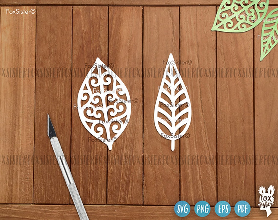 Leaves Svg Bundle SET 4, Leaf Svg 8 Designs, Leaves Cut File Wreath ...