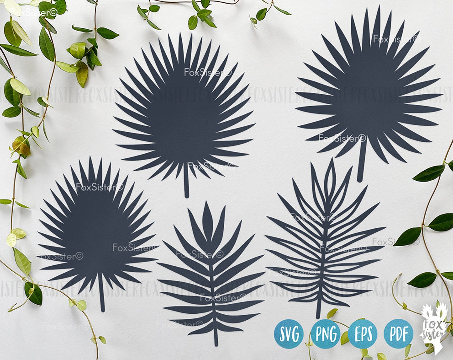 Leaves Svg for Cricut and Silhouette Leaf Svg Nature Svg - Etsy