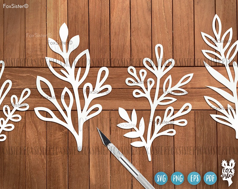 Branches Svg Bundle Leaf Svg Leaves Cut Files Wreath - Etsy