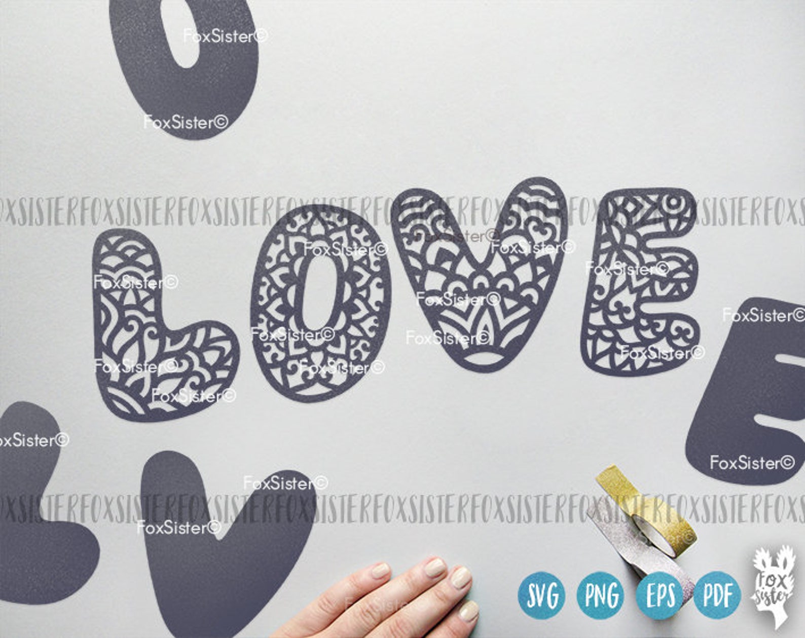 Love Letters Svg Design, Love Letters Clipart, Love Letters Cut File ...