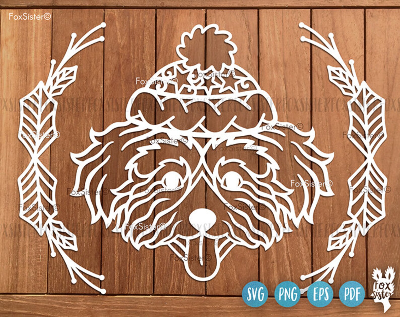 Winter Dog in a Hat Svg Cut File Dog Svg Clipart Christmas - Etsy UK