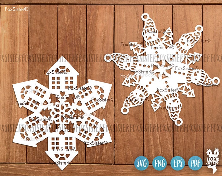 Embellishments Paper, Party & Kids Holiday Svg Snowflake Svg Bundle Svg ...