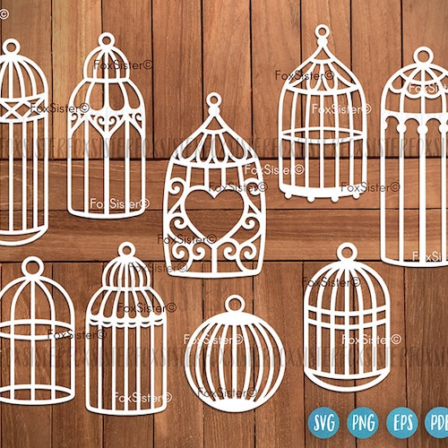 Bird Cage Svg Bundle Cages Svg Cut File Cage Vectors - Etsy UK