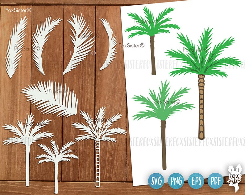 Palm Tree Svg for Cricut and Silhouette Trees Palm Tree - Etsy