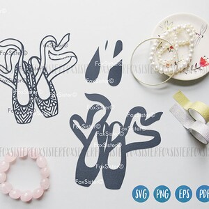 Ballet Shoes Svg Cut File, Ballerina Svg, Ballet Svg Vector Art, Ballet ...