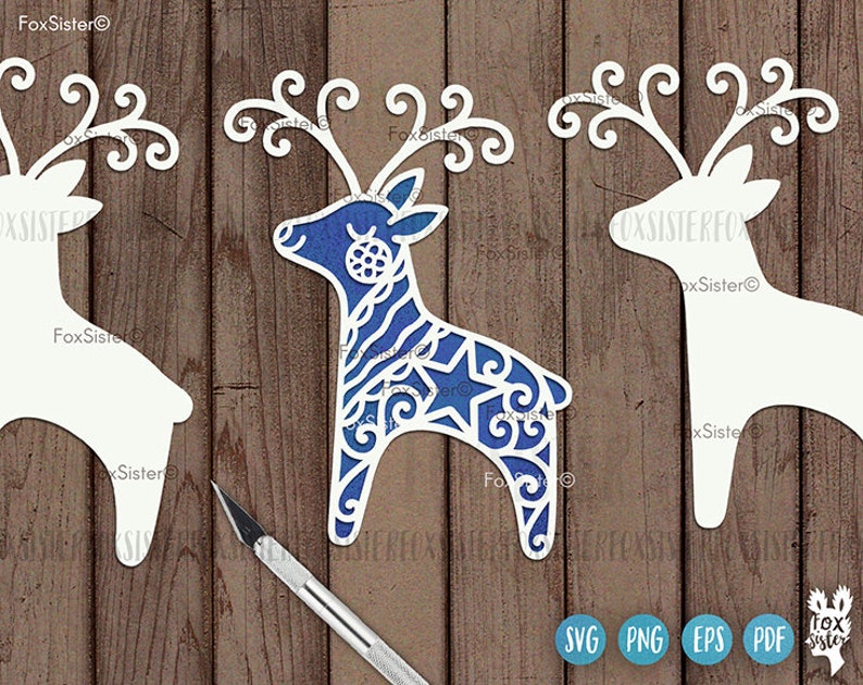 Deer Svg Bundle Cute Deer Svg Christmas Cute Deer Svg Cut - Etsy
