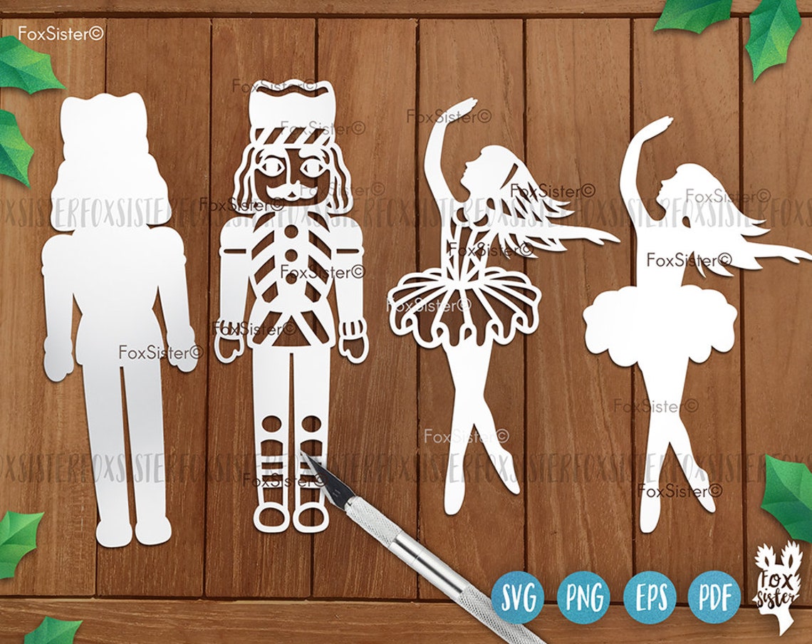 Nutcracker Svg Bundle for Cricut and Silhouette, Christmas Svg, Mouse ...