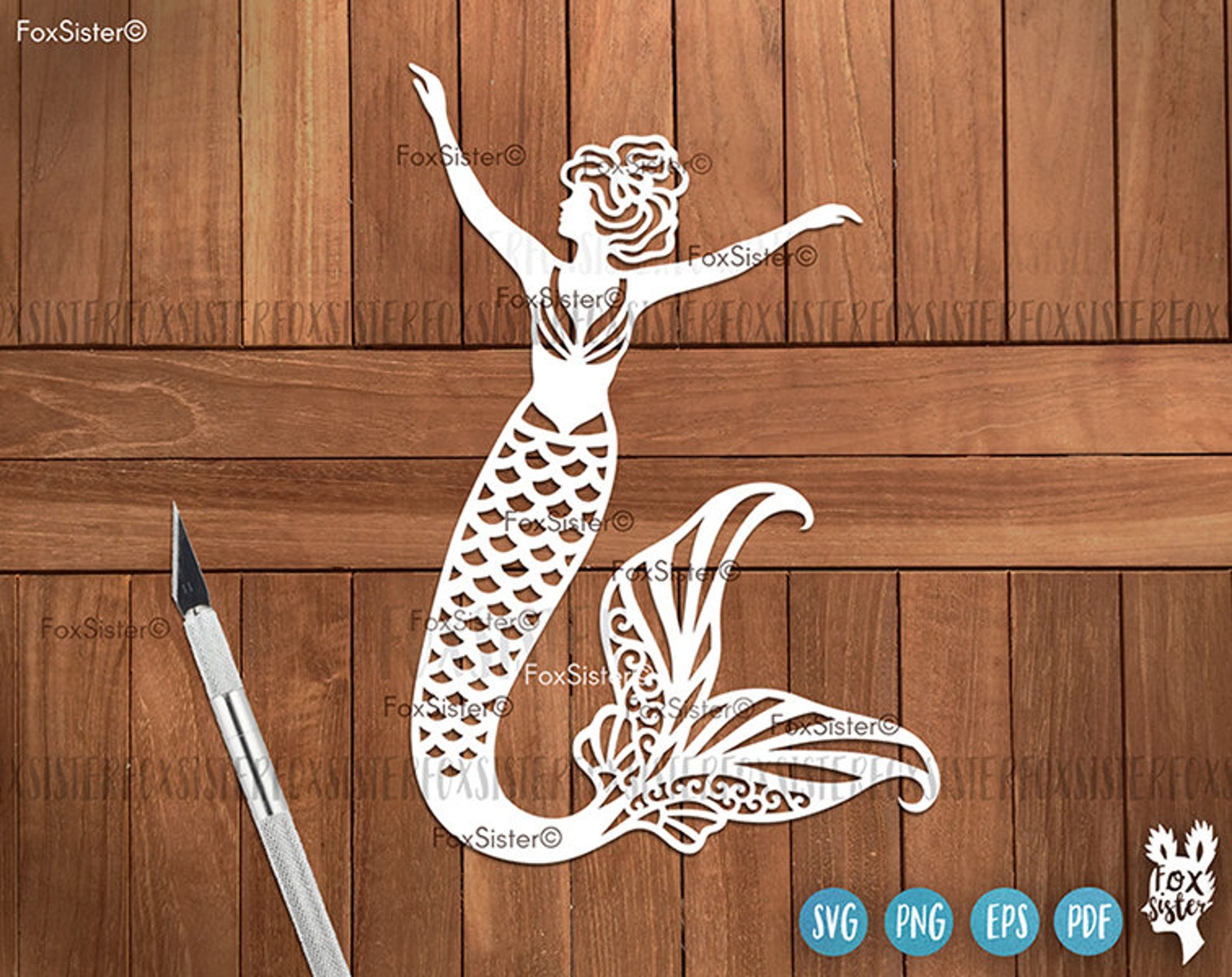 Mermaid SVG Bundle Mermaids SVG File for Cricut Little | Etsy