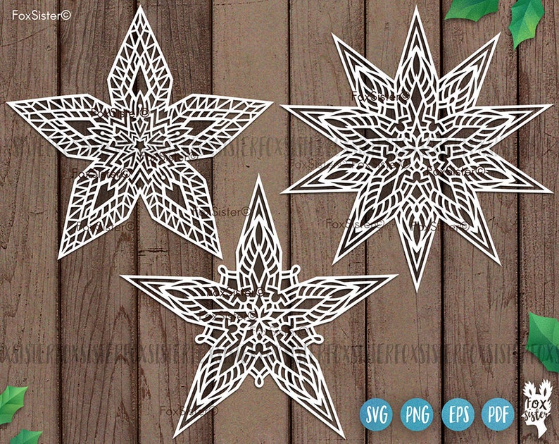 Stars Svg Bundle SET 9 Christmas Svg Bundle Stars Svg Happy - Etsy