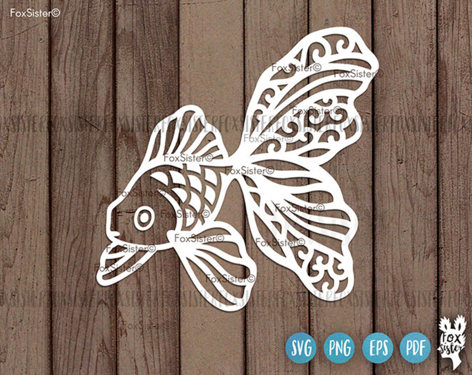 Goldfish Svg Bundle Gold Fish Clipart Template Fish Svg | Etsy