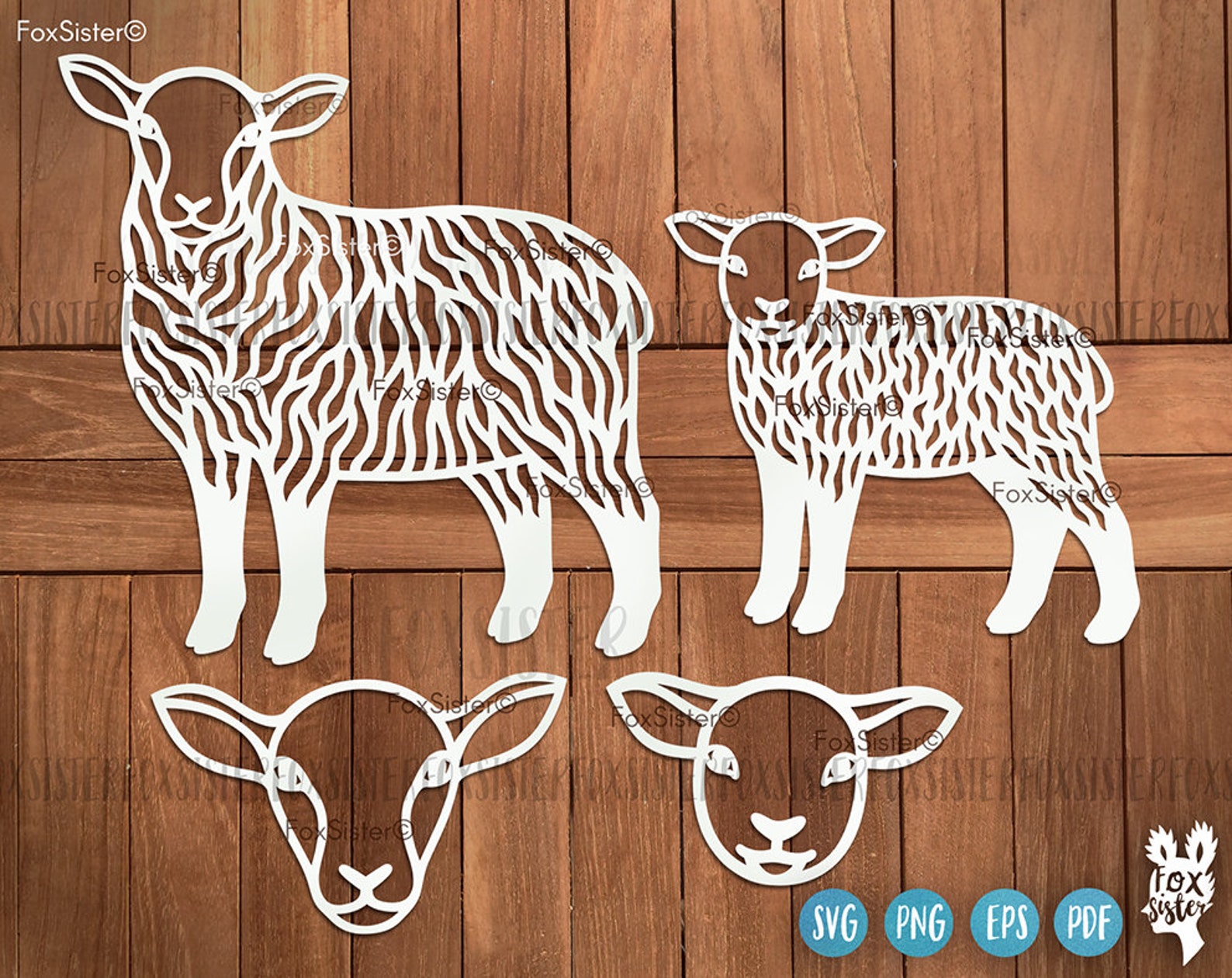 Sheep Svg for Cricut and Silhouette Farm Animal Svg Farm - Etsy