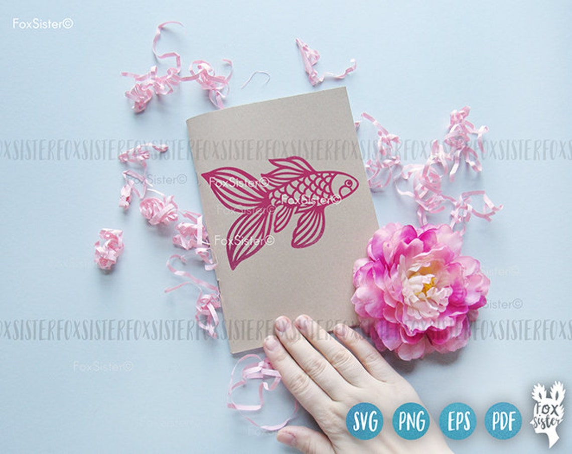 Fish Svg Fish Cut File Fish Papercut Template Fish Png | Etsy