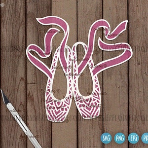Ballet Shoes Svg Cut File, Ballerina Svg, Ballet Svg Vector Art, Ballet ...
