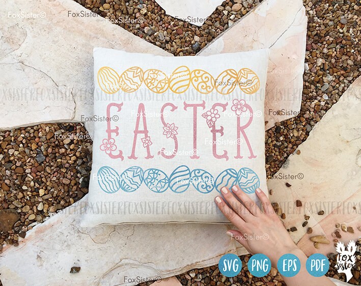 Easter Egg Svg Easter Svg Bundle Word Easter Cut Files - Etsy