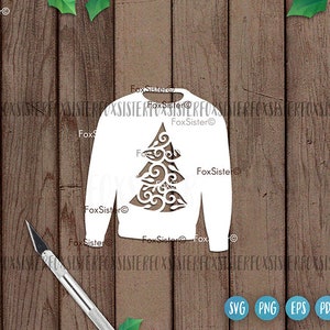 Christmas Sweater Svg Bundle, Christmas Tree, Snowflake Svg, Christmas ...