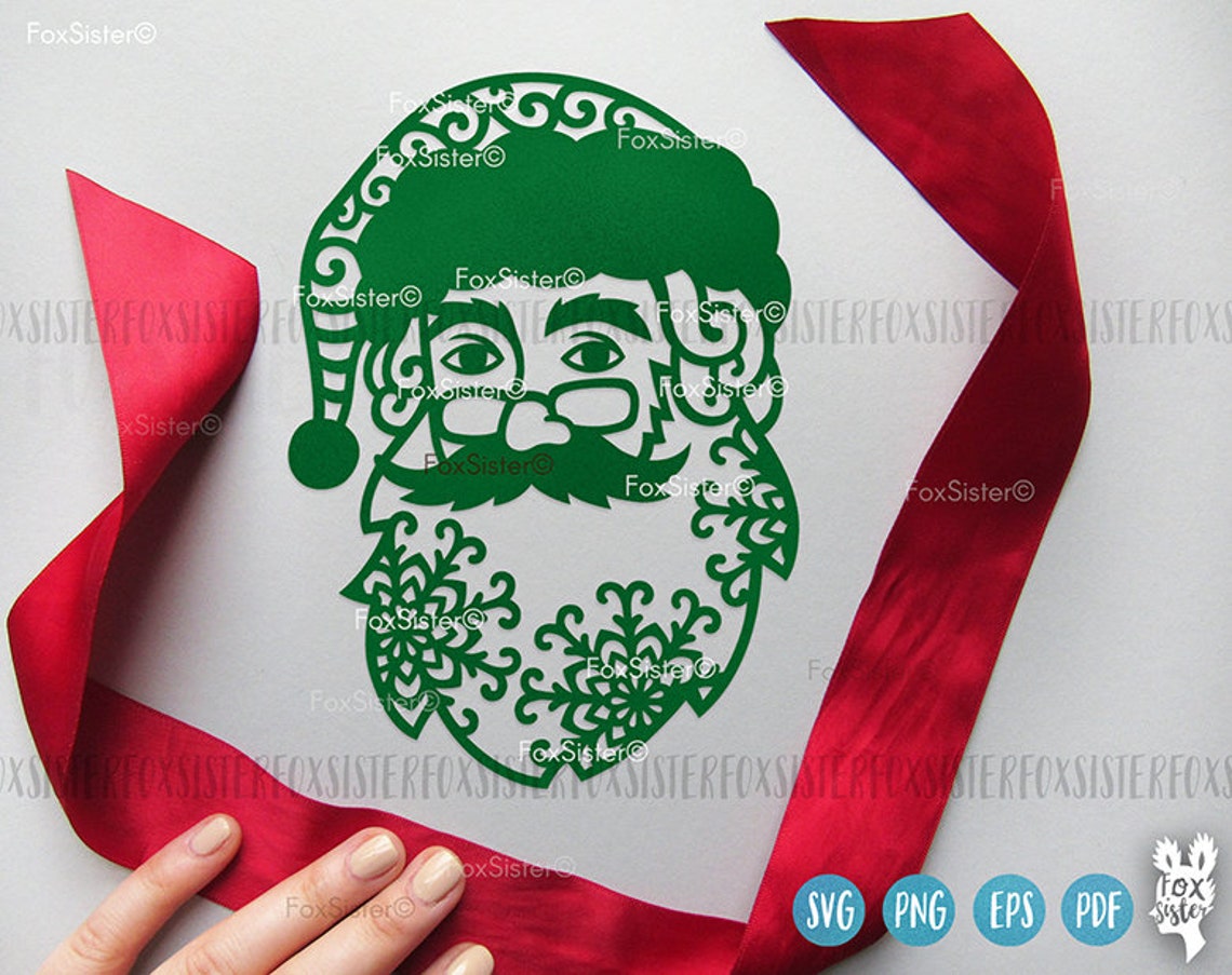Santa Svg Files Santa Claus Clipart Christmas Svg Files - Etsy