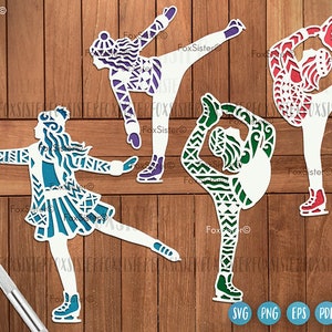 Ice Skating Svg Cut File, Ice Skating Clipart, Ice Skating Vector ...