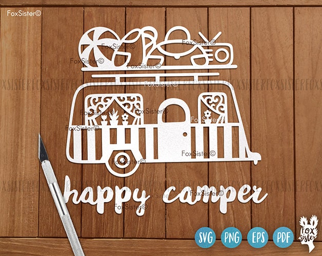 Camping Svg Bundle Camper Svg Camping Clipart Happy Camper | Etsy