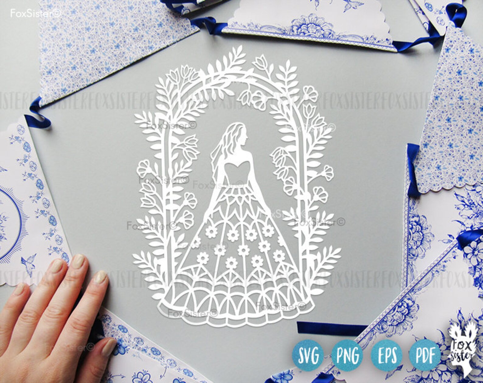 Bride Svg, Floral Arch Svg Cut File for Cricut and Silhouette ...