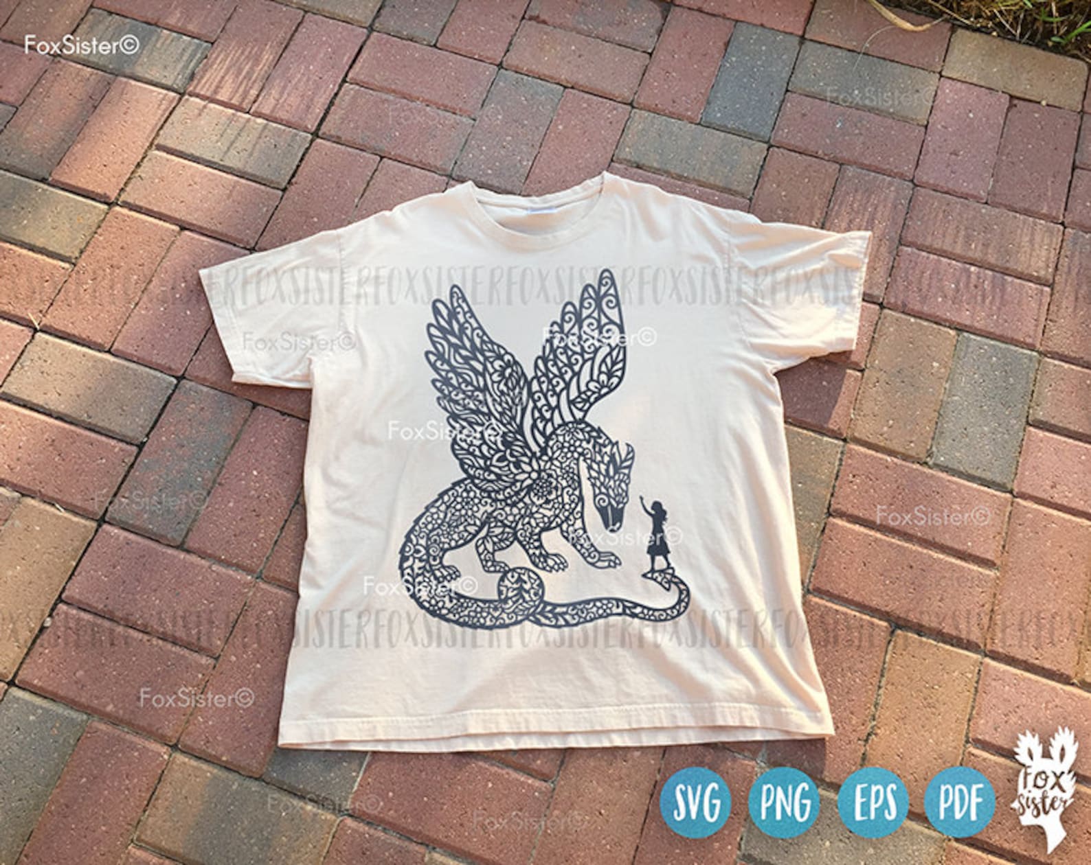 Dragon and Girl Svg Dragon Svg Files Fairy Tale Monster Svg - Etsy