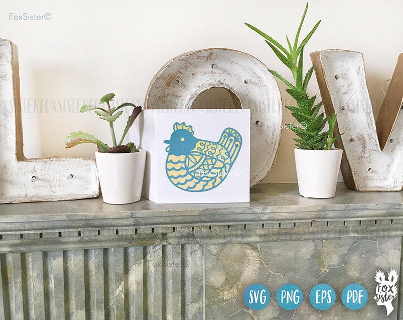 Chicken and Cockerel Svg for Cricut and Silhouette Chicken - Etsy UK