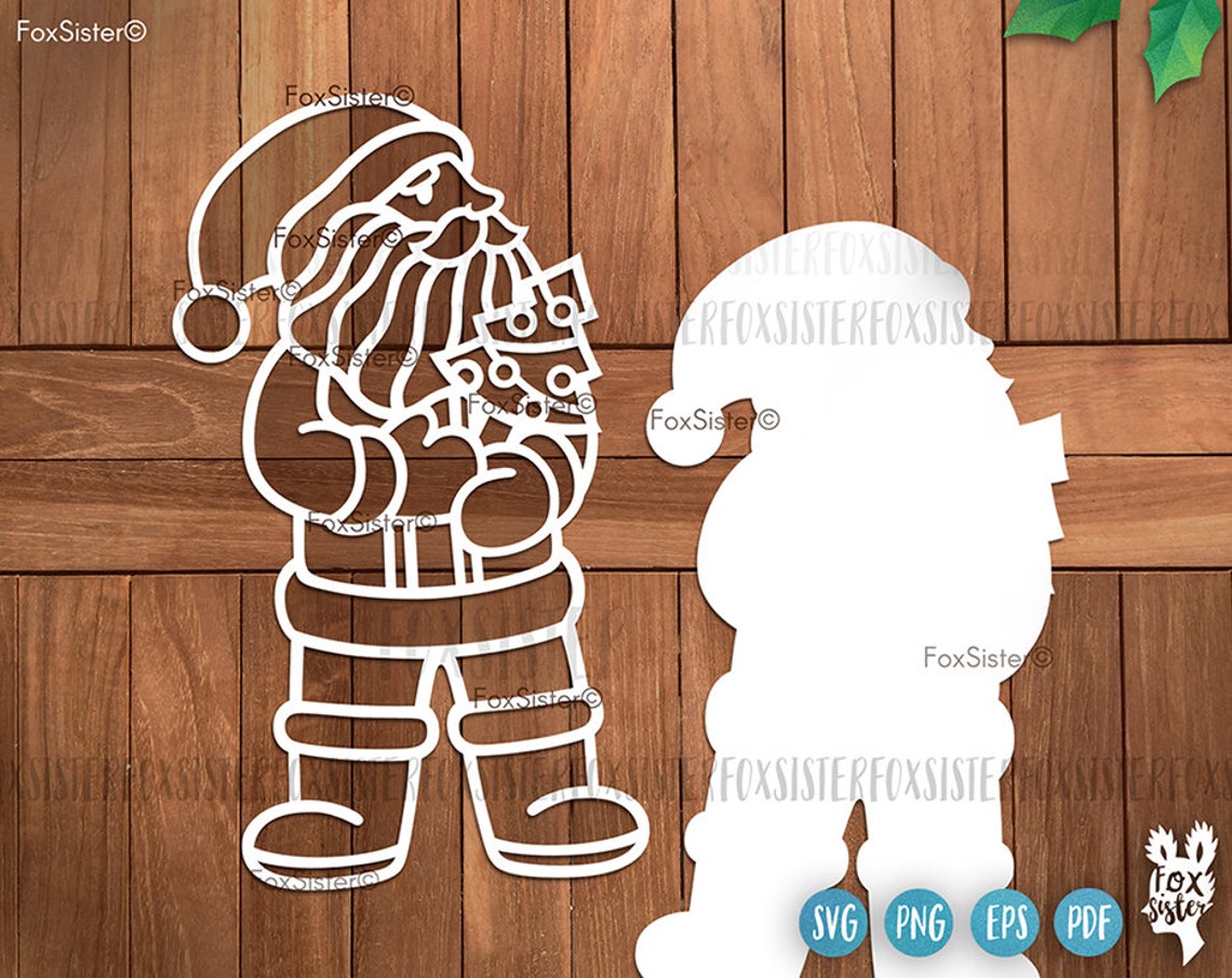 Santa Svg Bundle for Cricut and Silhouette Christmas Svg - Etsy